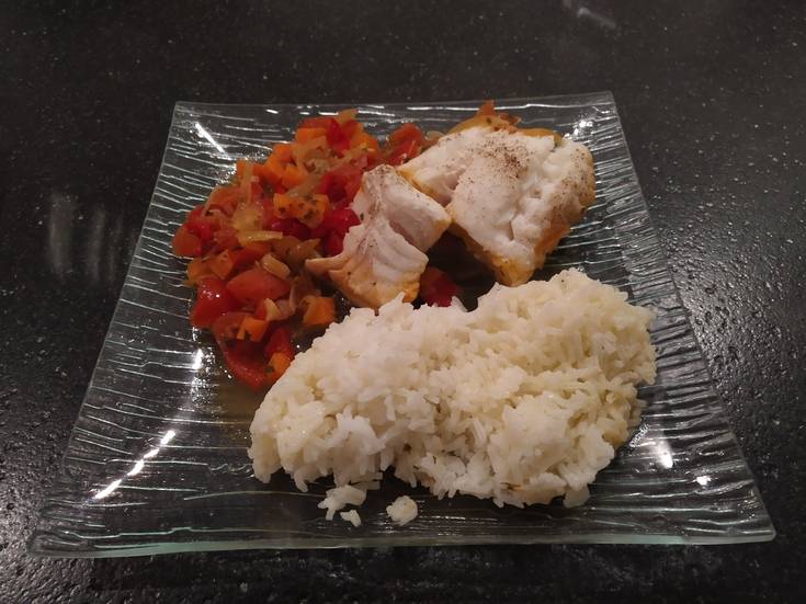 Dos de cabillaud à la basquaise à ma façon | La Cuisine de Mamounette